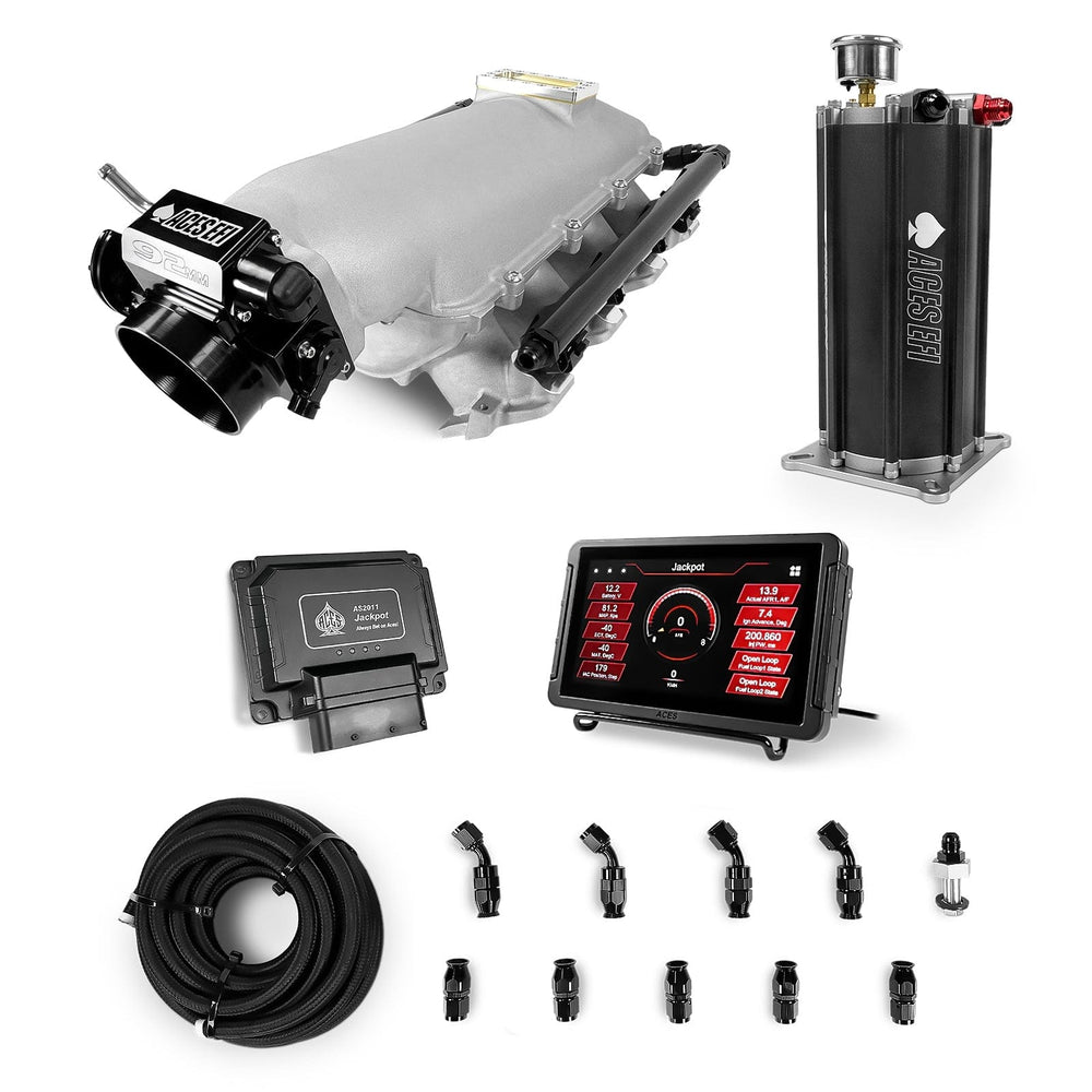Jackpot LS EFI System - Master Kit with Command Center 2 Surge Tank