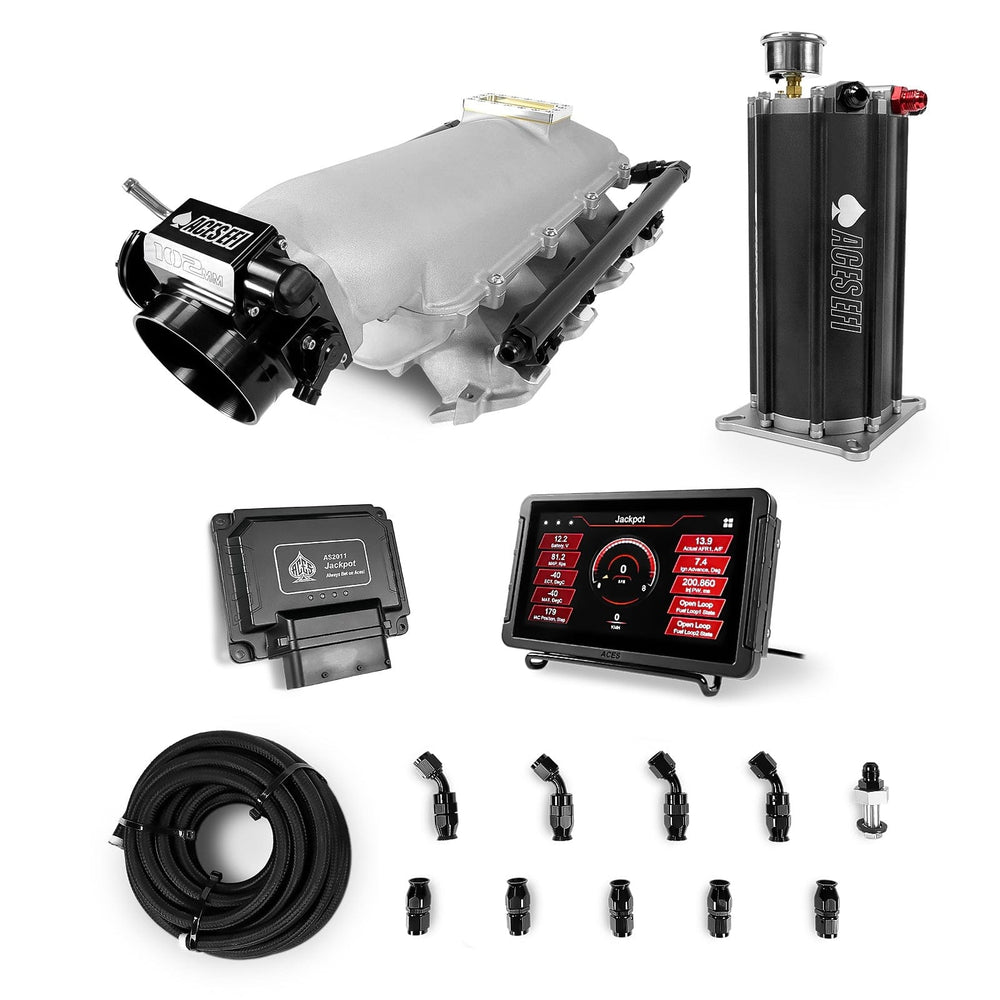 Jackpot LS EFI System - Master Kit with Command Center 2 Surge Tank