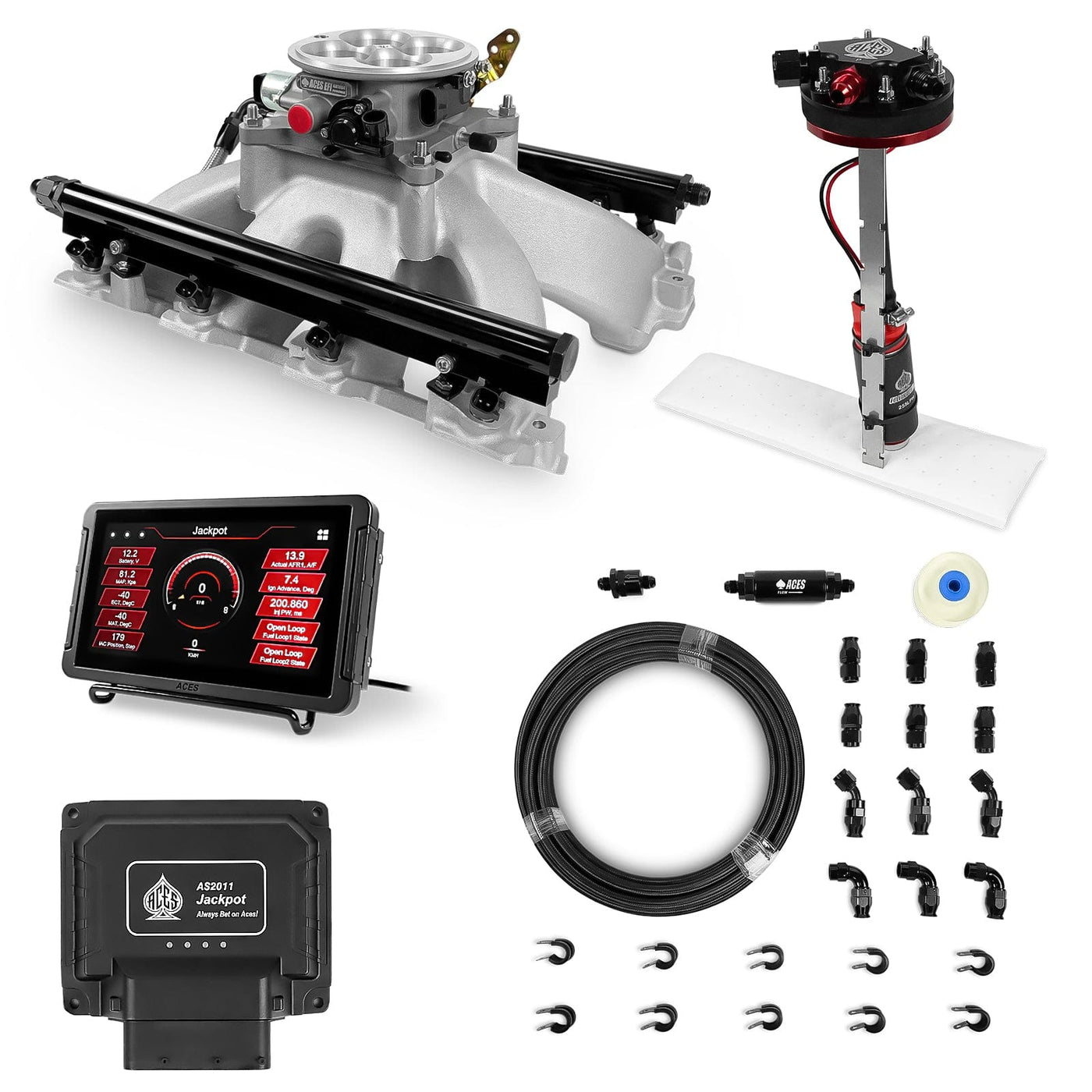 Jackpot LS EFI System - Master Kit with Tight Fit In-Tank Pump Module