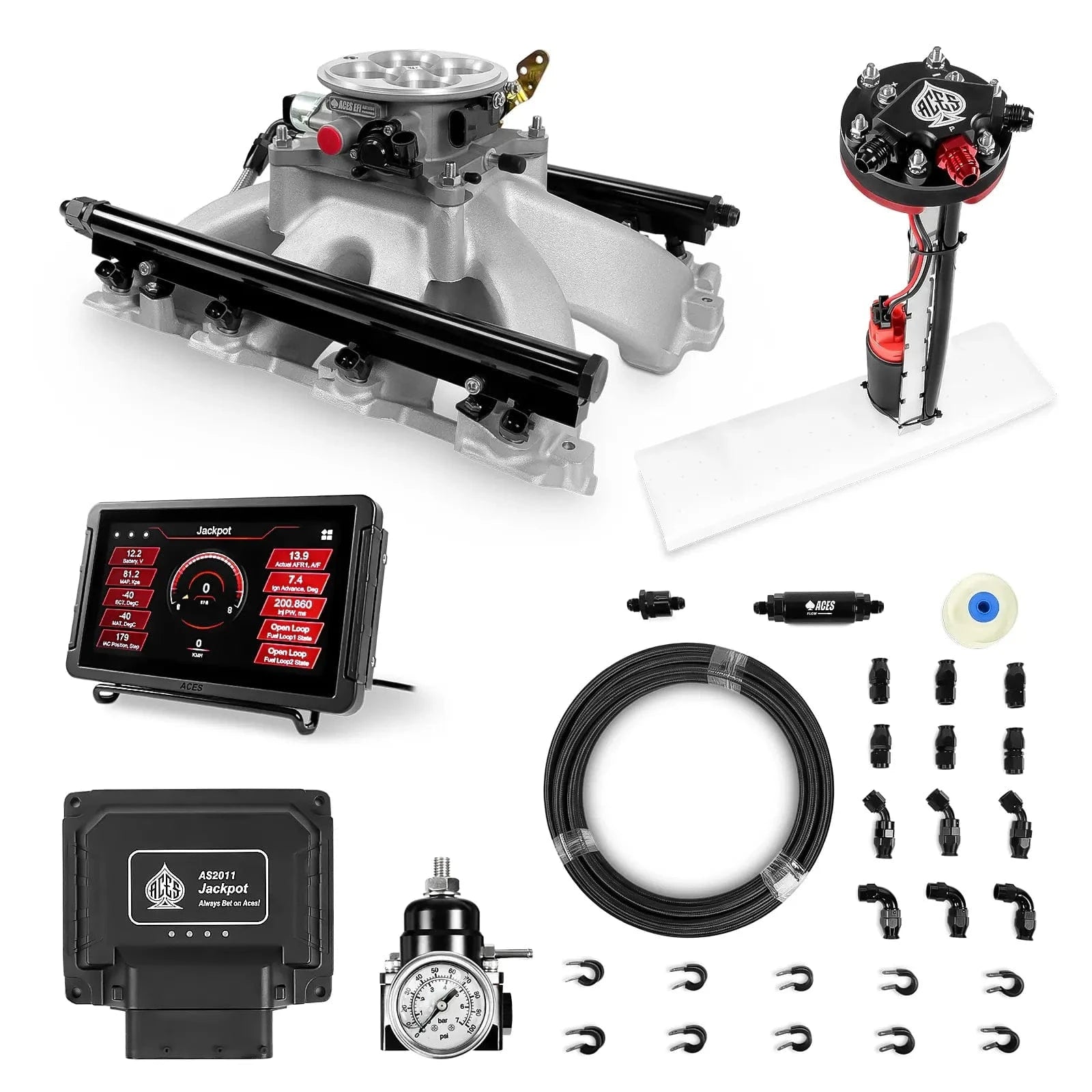 Jackpot LS EFI System - Master Kit with Tight Fit In-Tank Pump Module